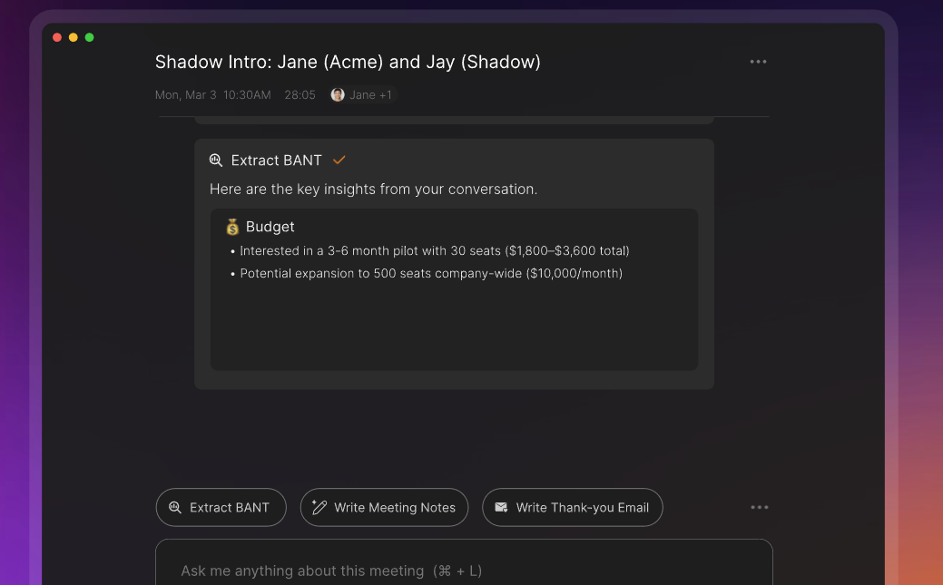 🚀 Shadow Review: The AI That Turns Your Meetings Into Action